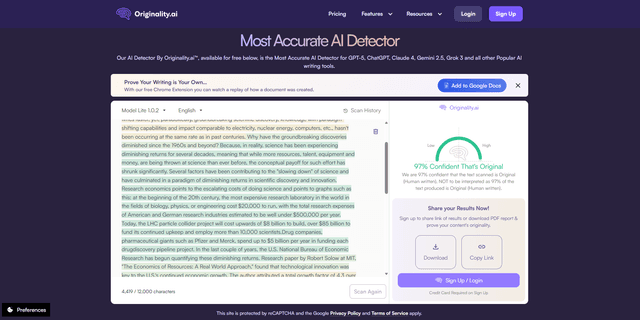 Huewrite - AI Text Humanizer | Transform AI to Human Writing | Hue Write